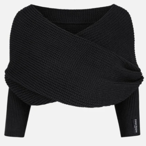 Freya Harper | Accessories | Freya Harper Black Shrug Scarf Versatile ...